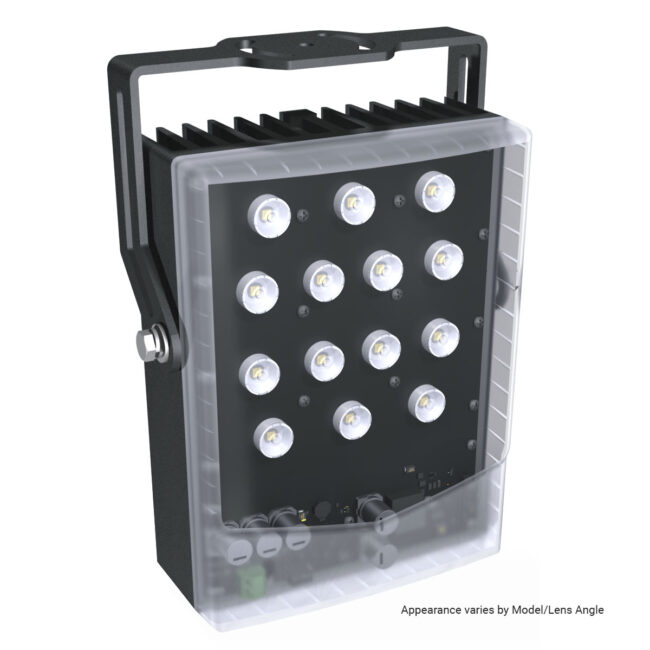 PoE Powered LED IR Illuminators & White Floodlights, Outdoor...