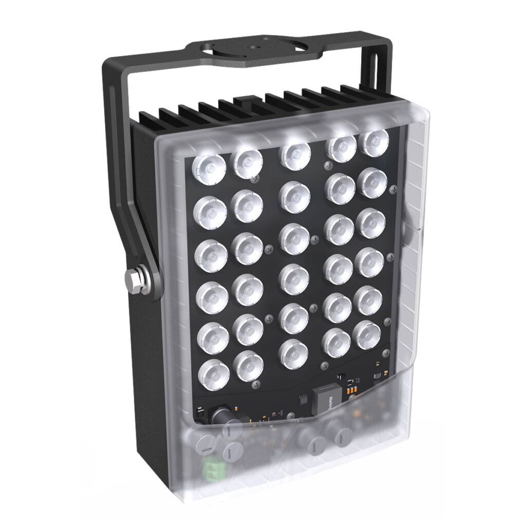 Long Range Security Lighting - IR & White floodlights outdoor rated