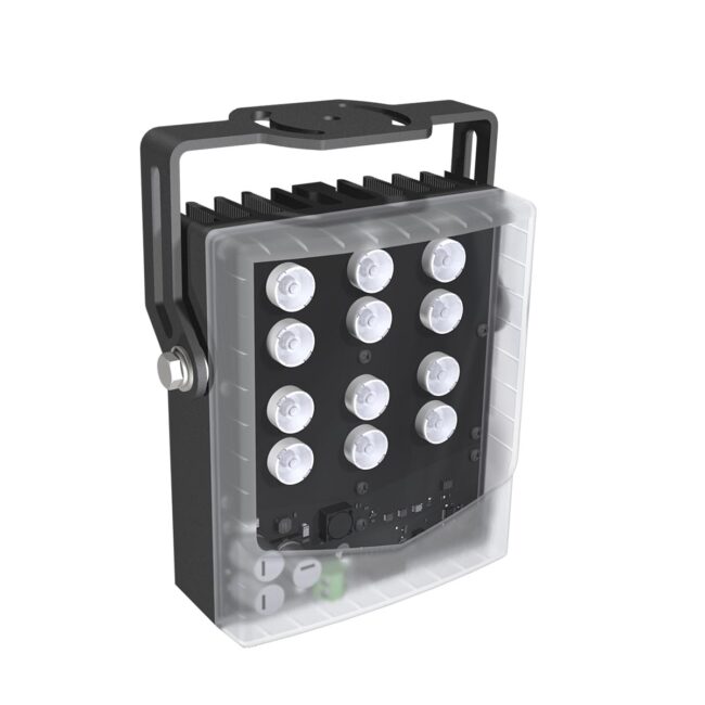 PoE Powered LED IR Illuminators & White Floodlights, Outdoor...