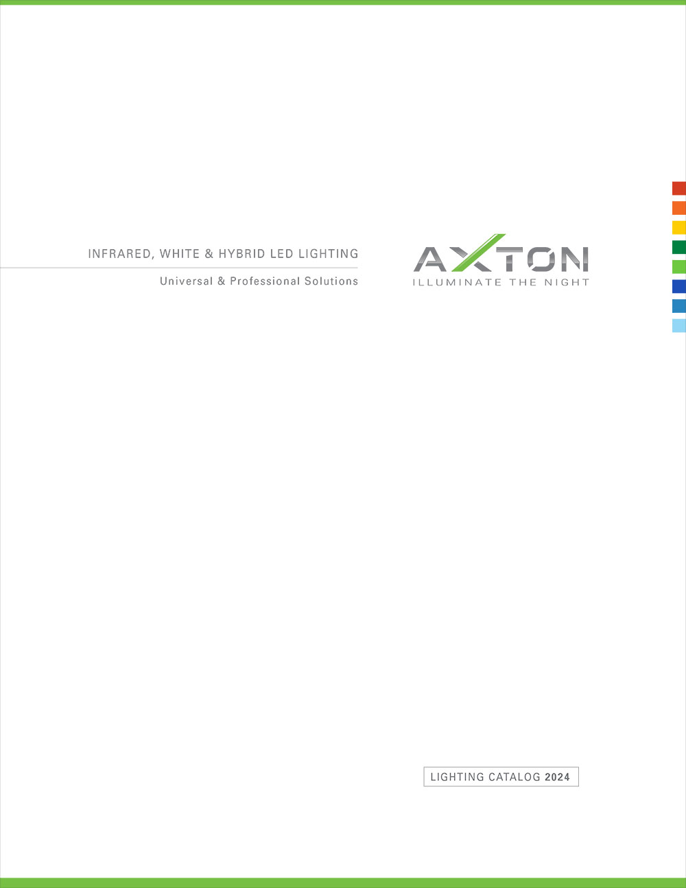 AXTON LED Lighting Catalog 2026 | IR, White & Hybrid LED Lights